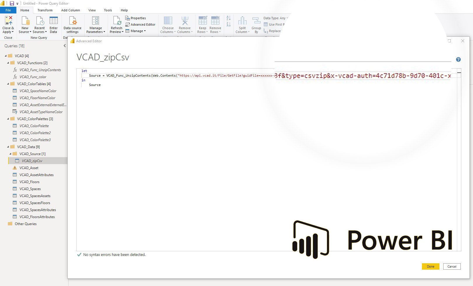 Power BI Scheduled Refresh With Vcad VCAD CONNECTING BIM