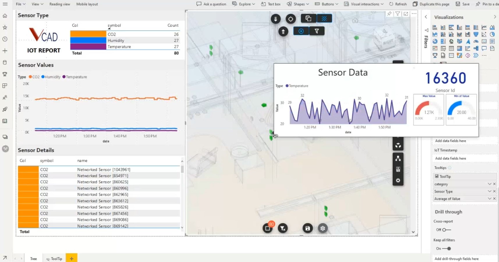Setting Tooltips In Vcad For Power BI VCAD CONNECTING BIM