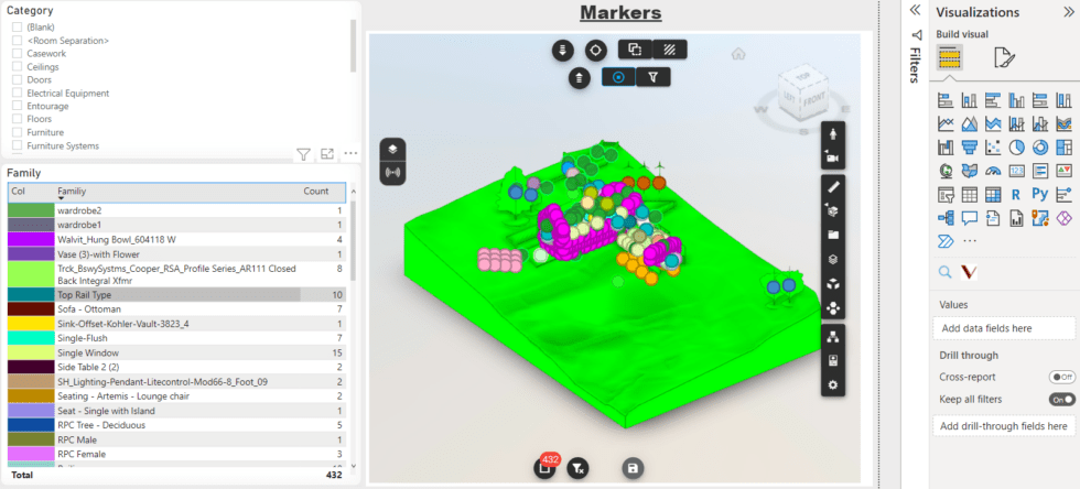 New markers page on Forge Vcad templates - VCAD - CONNECTING BIM