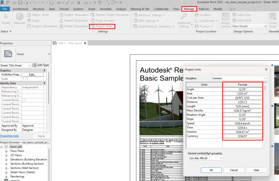 Analysis of units of measurement in Vcad - VCAD - CONNECTING BIM