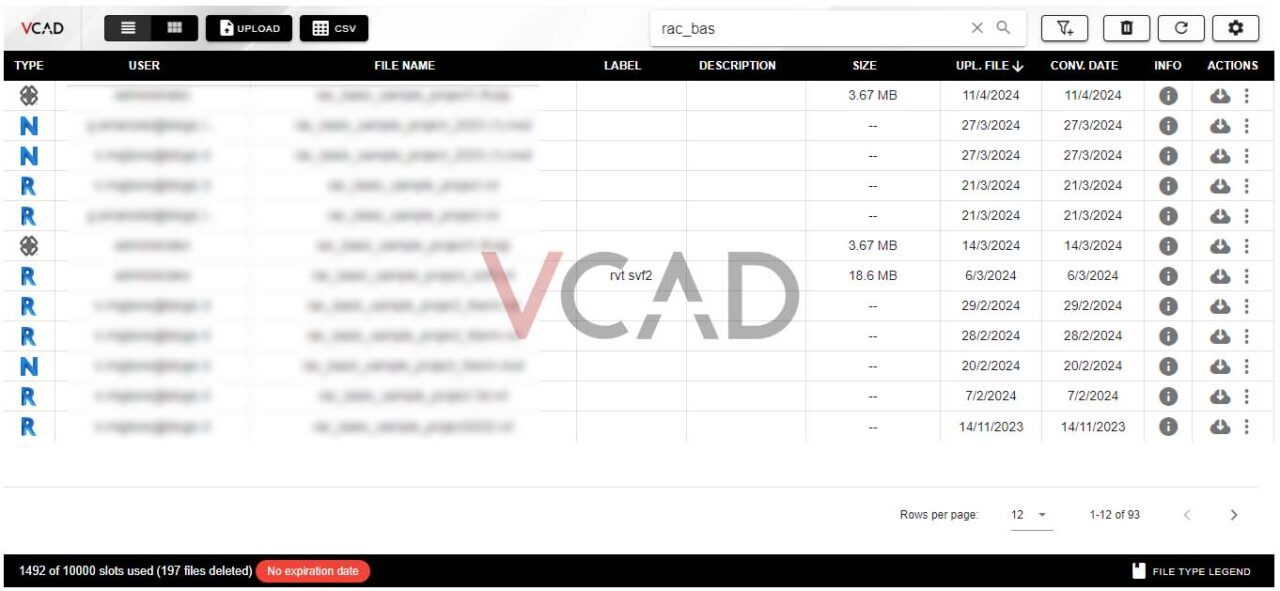 New Vcad Standalone template download window - VCAD - CONNECTING BIM